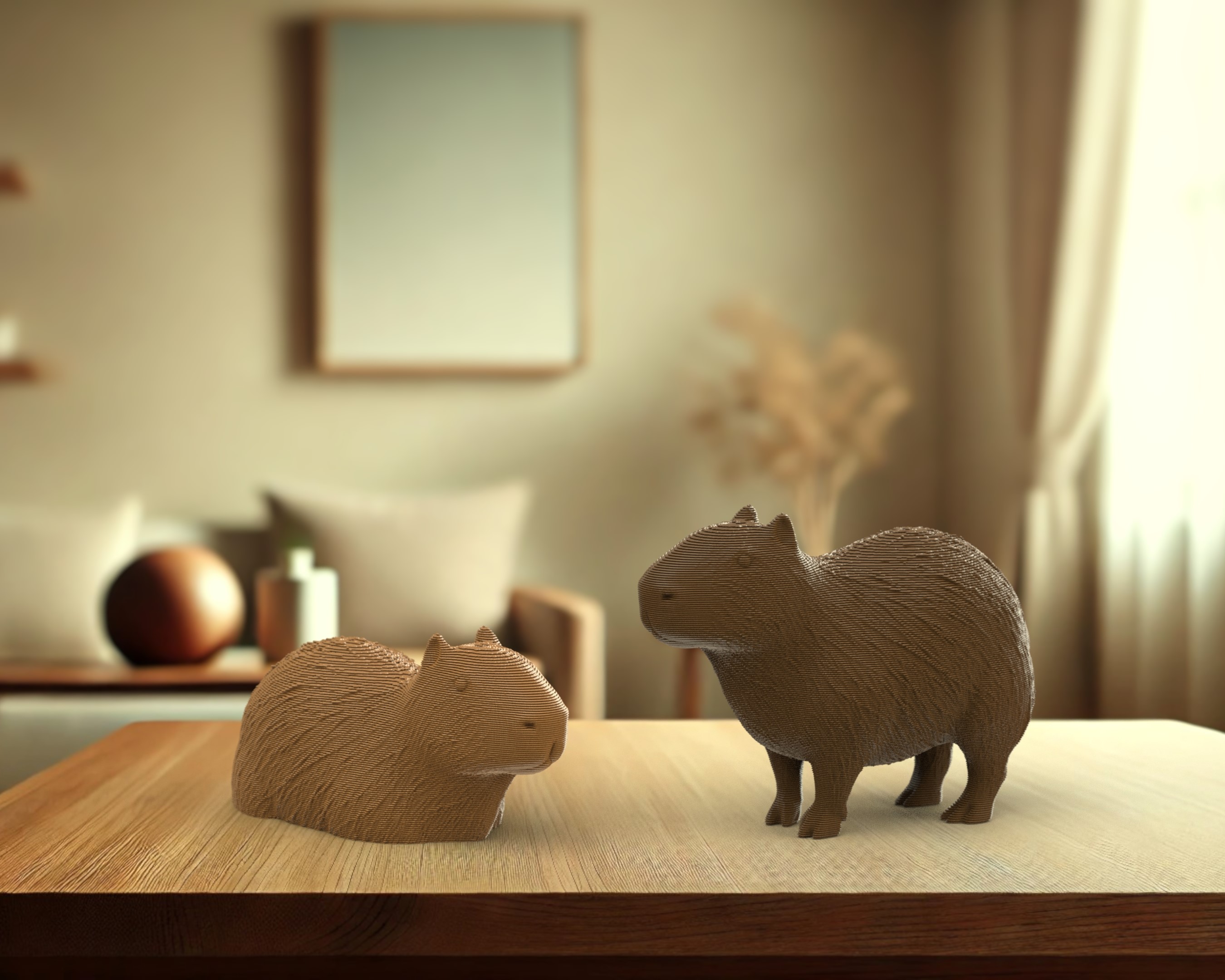 Capybara Model by Migueppc | Download free STL model | Printables.com