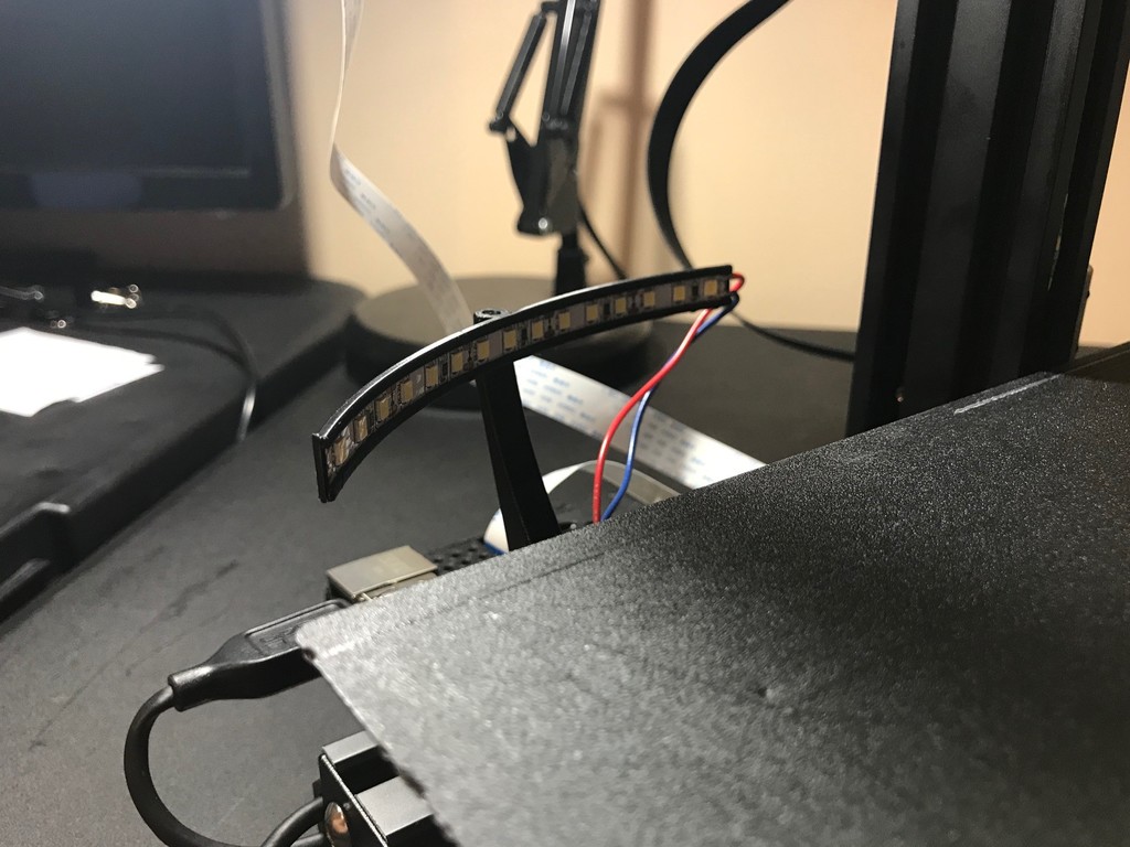 Ender 3 Bedside LED Bar by BoredCAD | Download free STL model ...