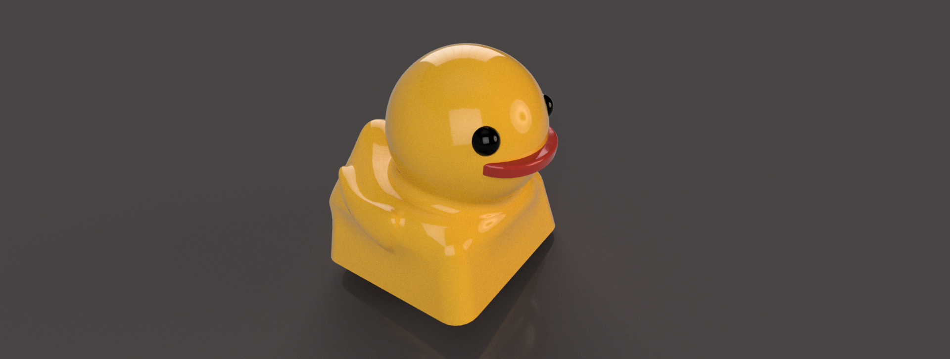 Duck button mechanical keyboard by etsy etsy | Download free STL model ...