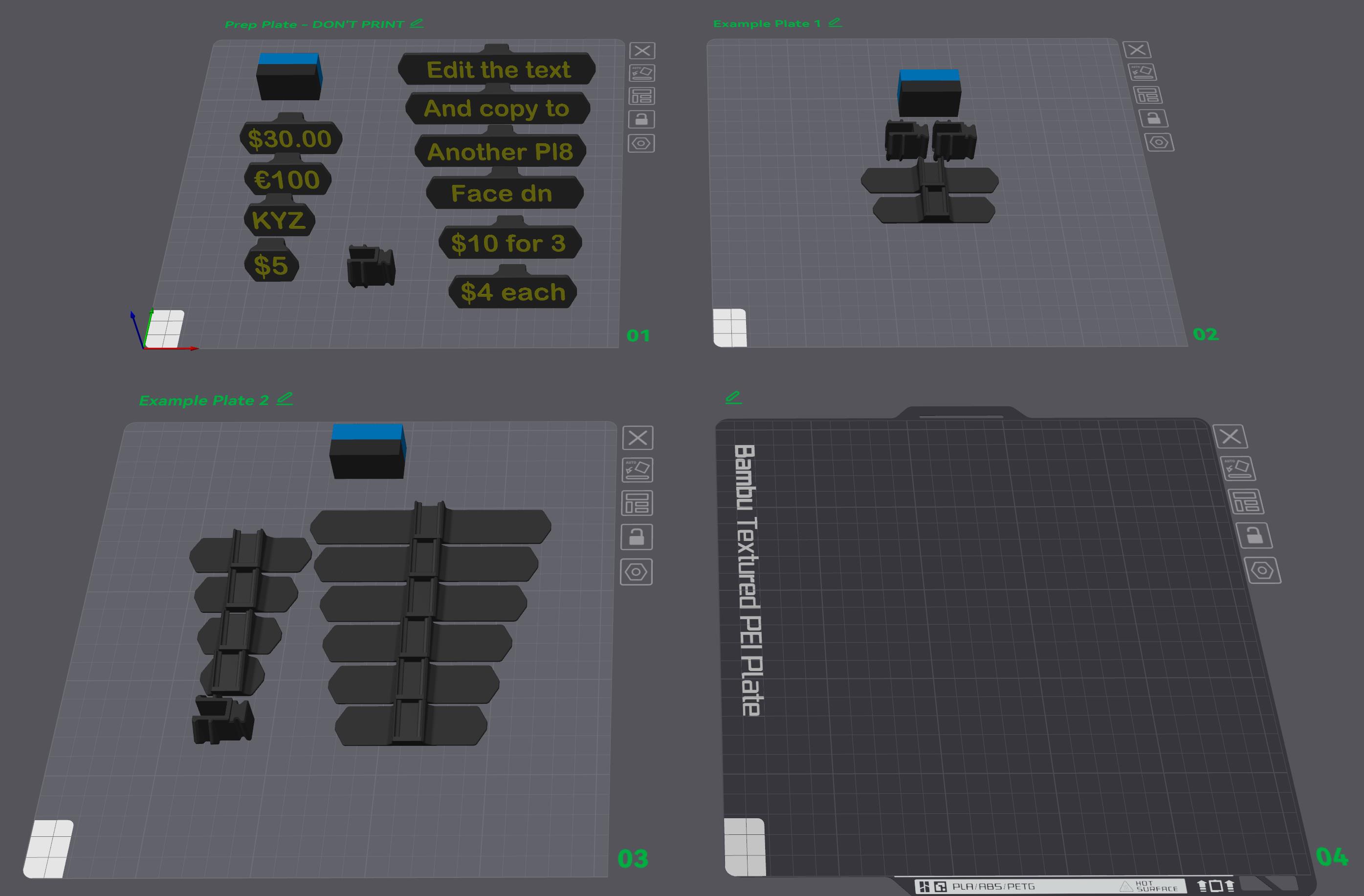 Price Labels for HSW - 10 Sizes by KYZ Design | Printables Store