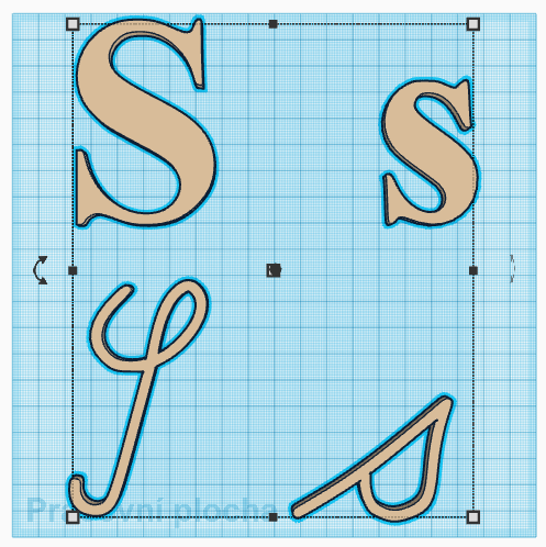 Simple letter Ss by Nina Máčová | Download free STL model | Printables.com