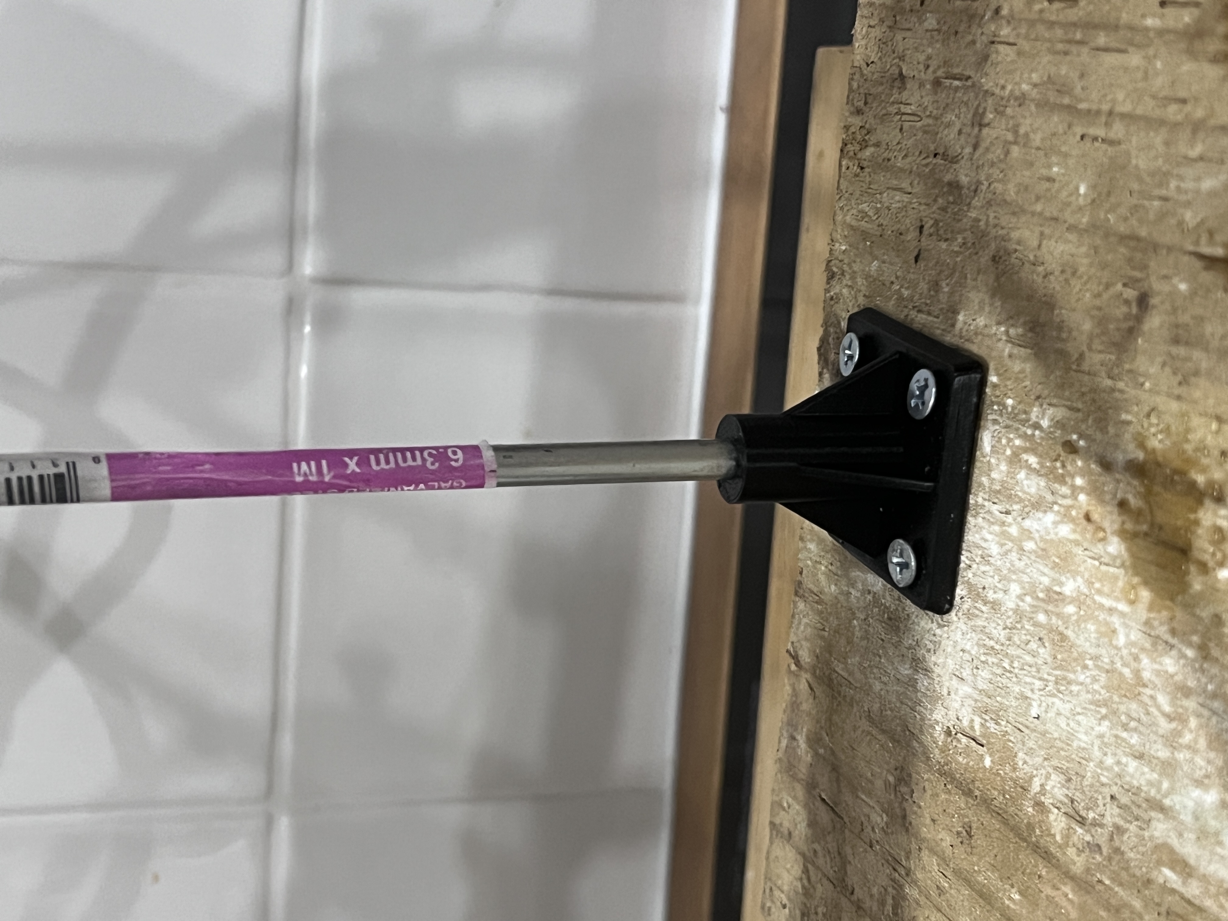 Mounting Bracket For 6.3 mm Rod by garflon | Download free STL model ...