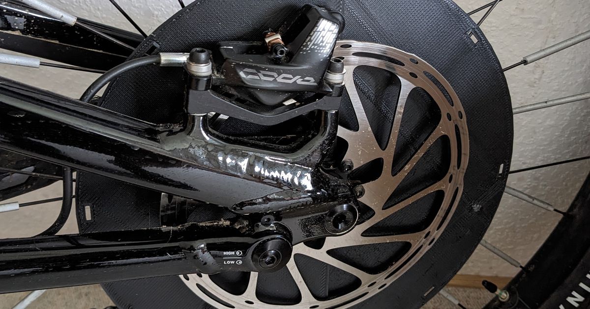 Bike disk brake shield von OcinHonig | Kostenloses STL-Modell ...