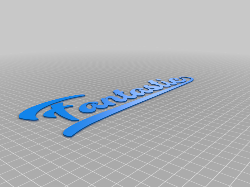 Fantastic Sign (Multi-color) by CS Wilson Prints | Download free STL ...