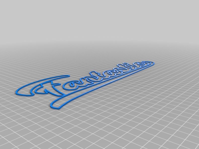 Fantastic Sign (Multi-color) by CS Wilson Prints | Download free STL ...