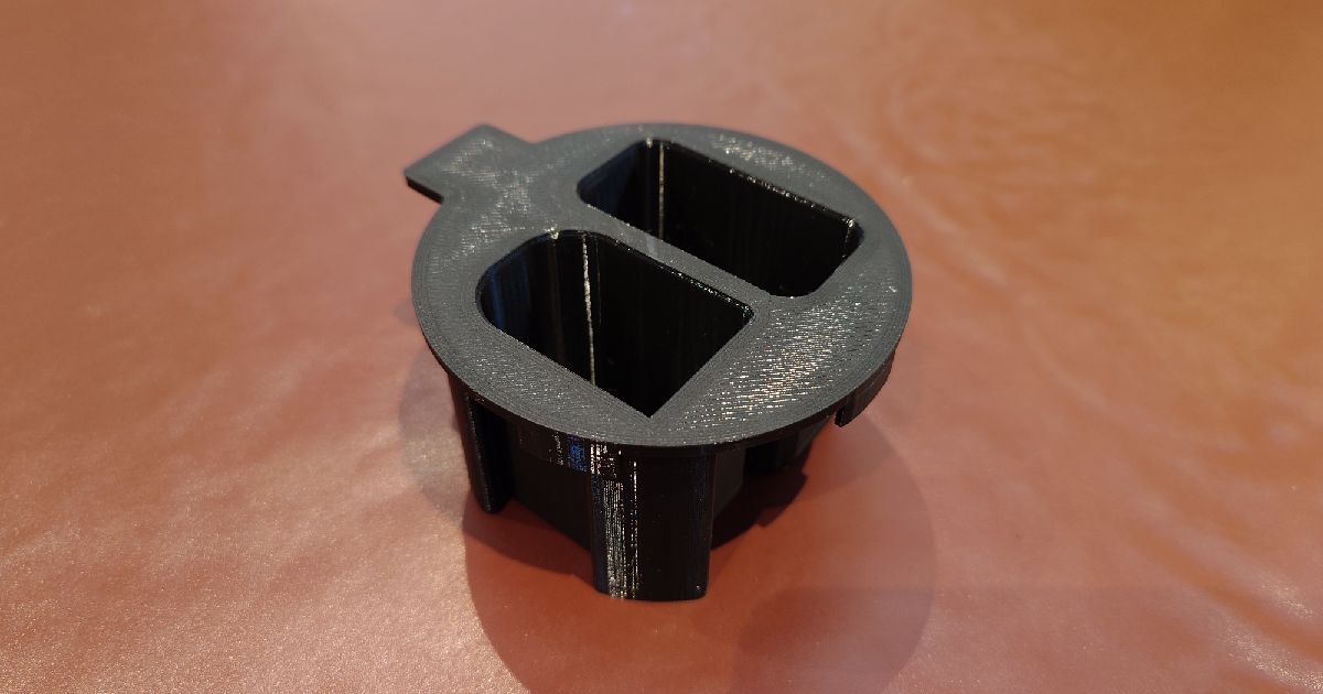 BMW F20 Cup holder adapter for key / Anker battery pack by RiotOne ...