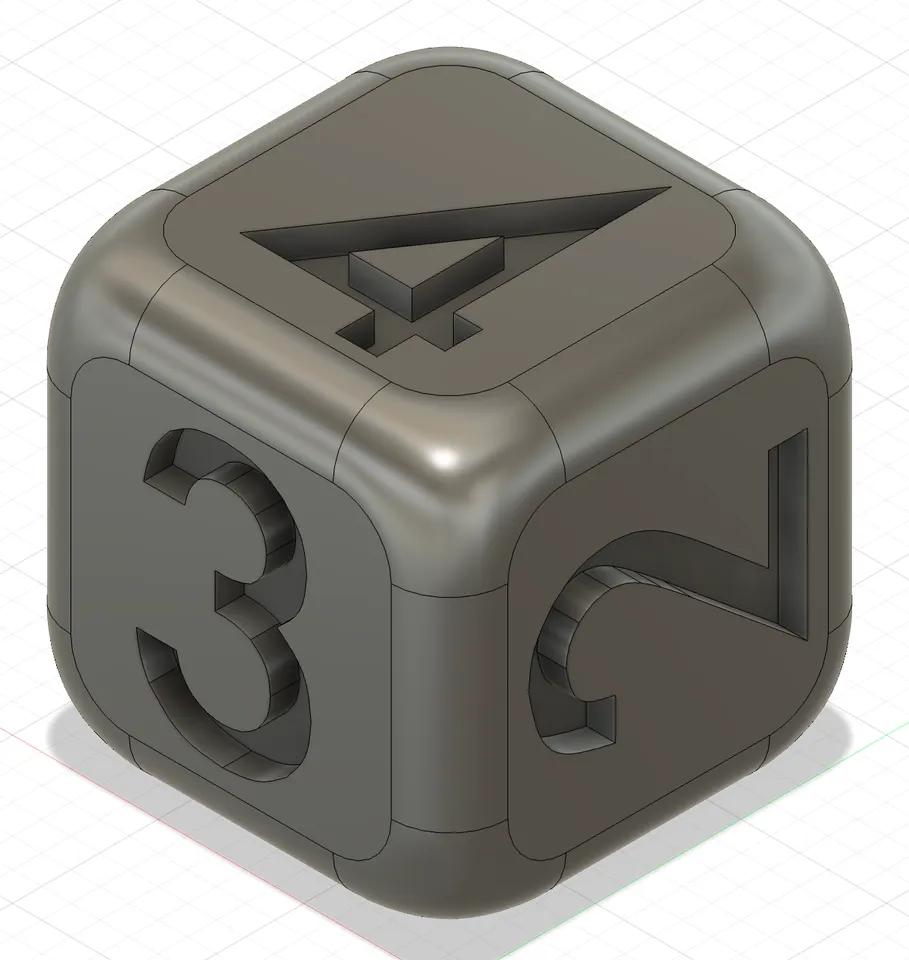 Dé 6 faces by Armand S. | Download free STL model | Printables.com