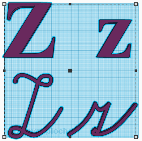 Simple letter Zz by Nina Máčová | Download free STL model | Printables.com