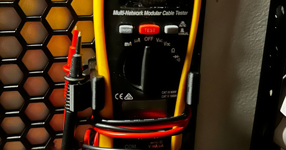 Protech Multimeter + Probe Holder for HSW by Damien | Download free STL ...