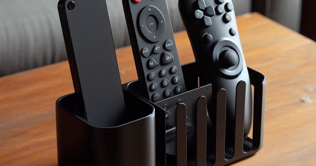 Remote Control Holder, Remote Basket by Deltaprints | Download free STL ...