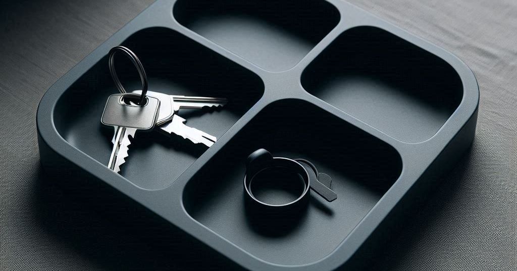 Design Key Tray "Quadruple" by Deltaprints | Download free STL model ...