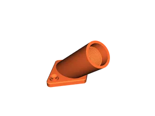 Broom mount threaded by Oleks | Download free STL model | Printables.com