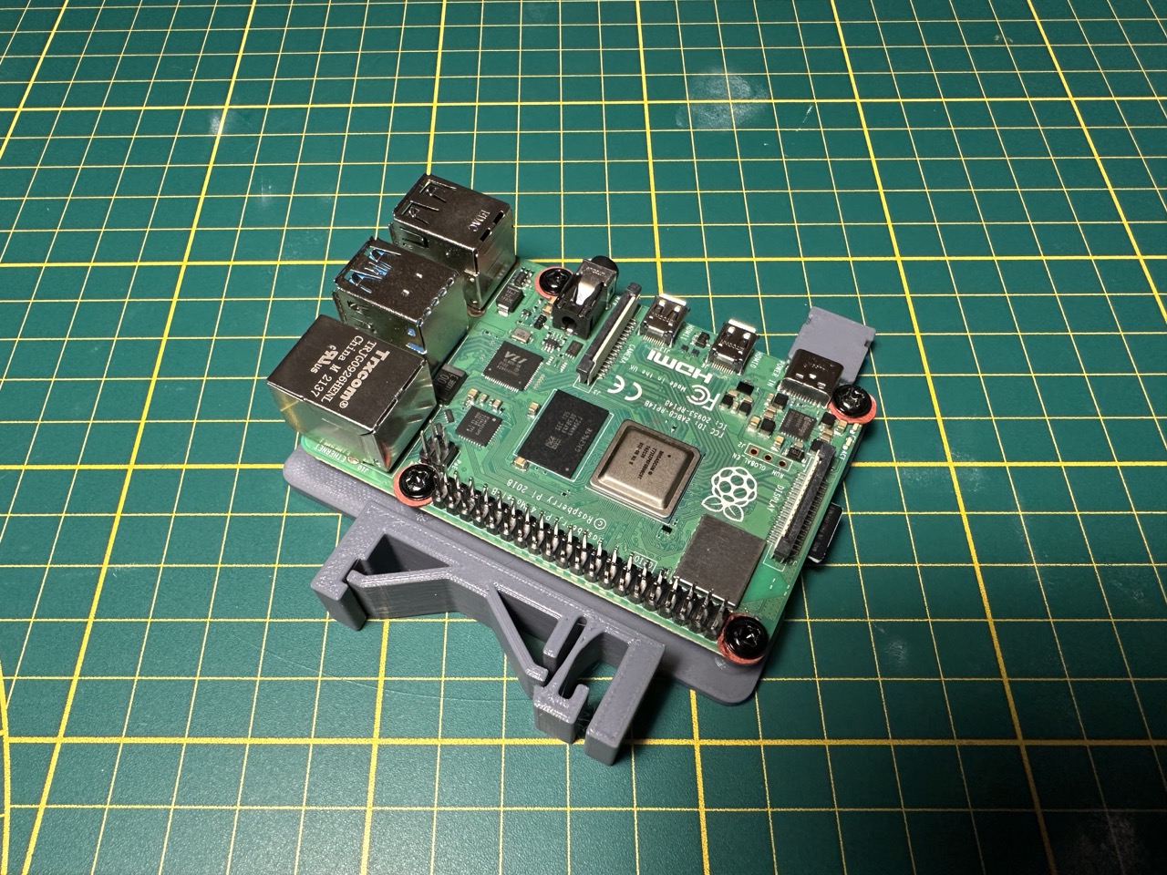 Raspberry Pi Din Rail Mount By Robobit Download Free Stl Model