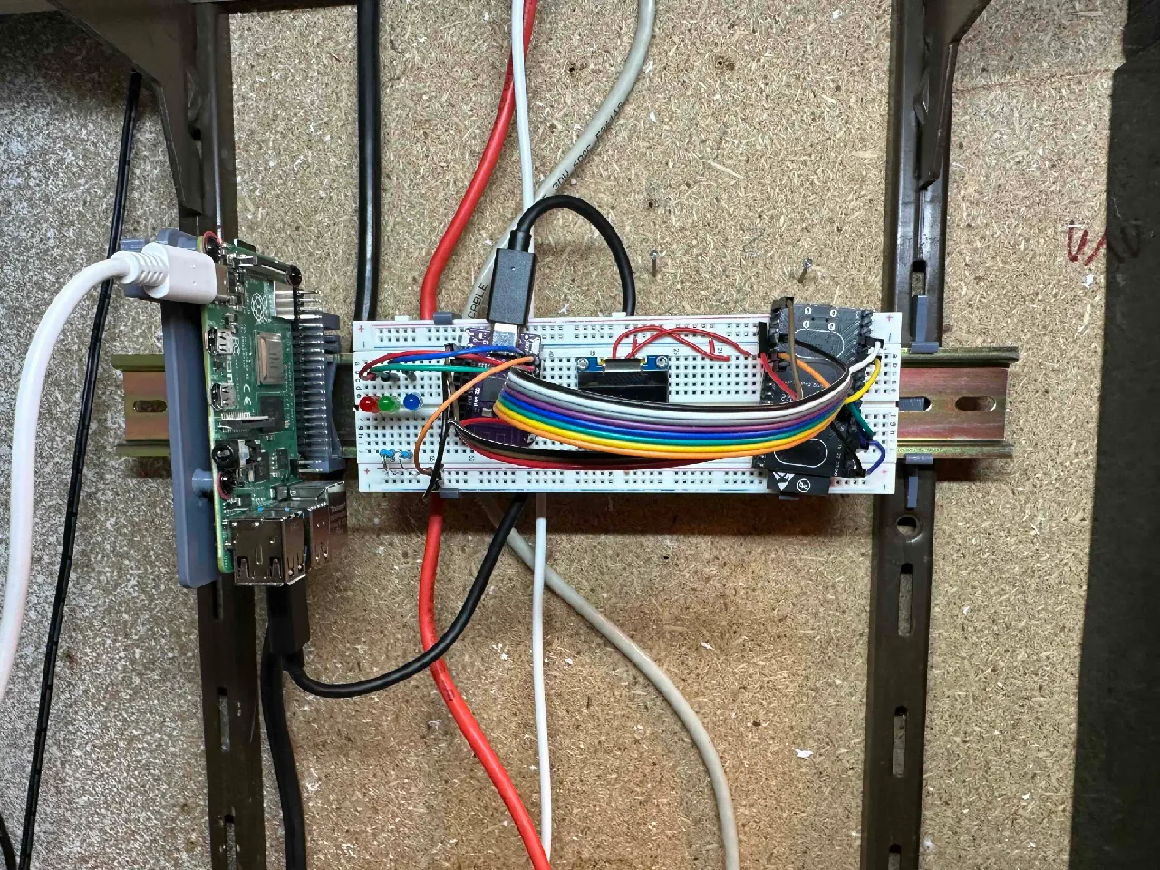 Raspberry Pi DIN Rail Mount by robobit | Download free STL model | Printables.com
