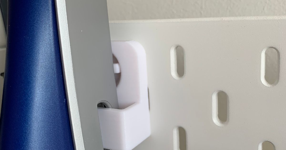 Stapler Mount for Ikea Skadis by Sprabtor | Download free STL model ...