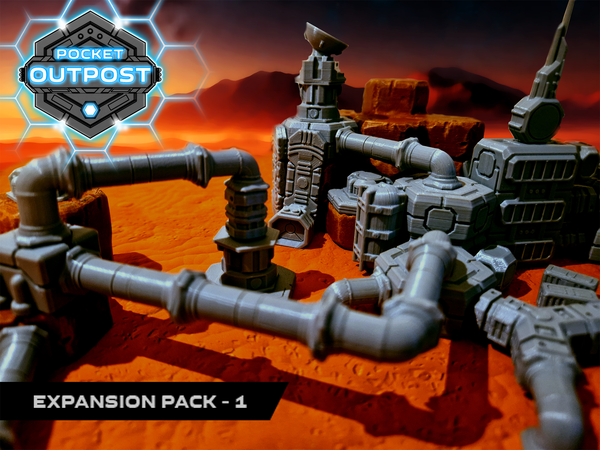 Pocket Outpost - Expansion Pack 1 by Dismike | Download free STL model | Printables.com