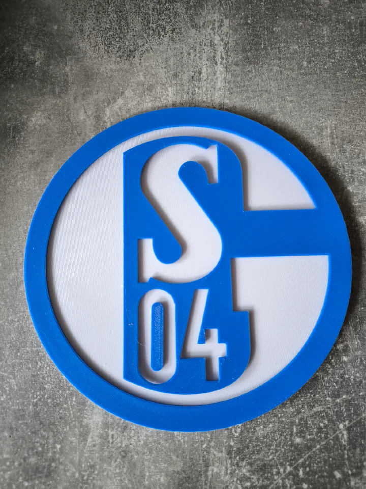 Schalke 04 Wandbild by 3D_druck_by_ted | Download free STL model ...