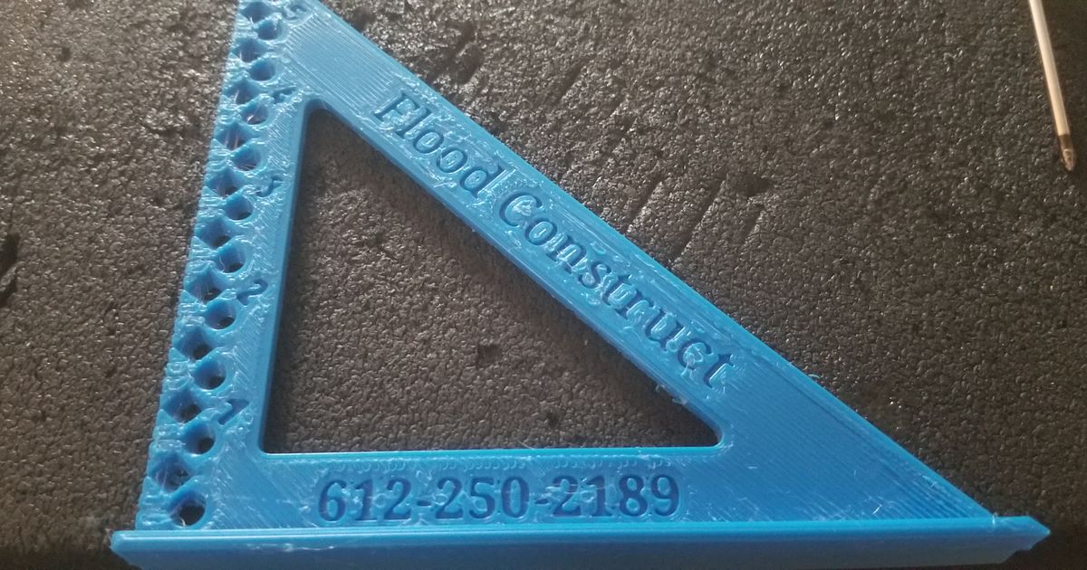 speed square imperial(inches) (pip) by Casey | Download free STL model ...