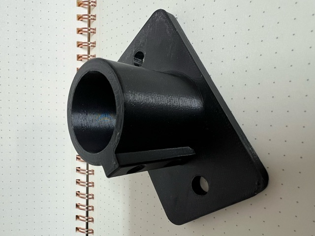 Rail Pipe Support for 1 Inch Dia by PGold | Download free STL model ...