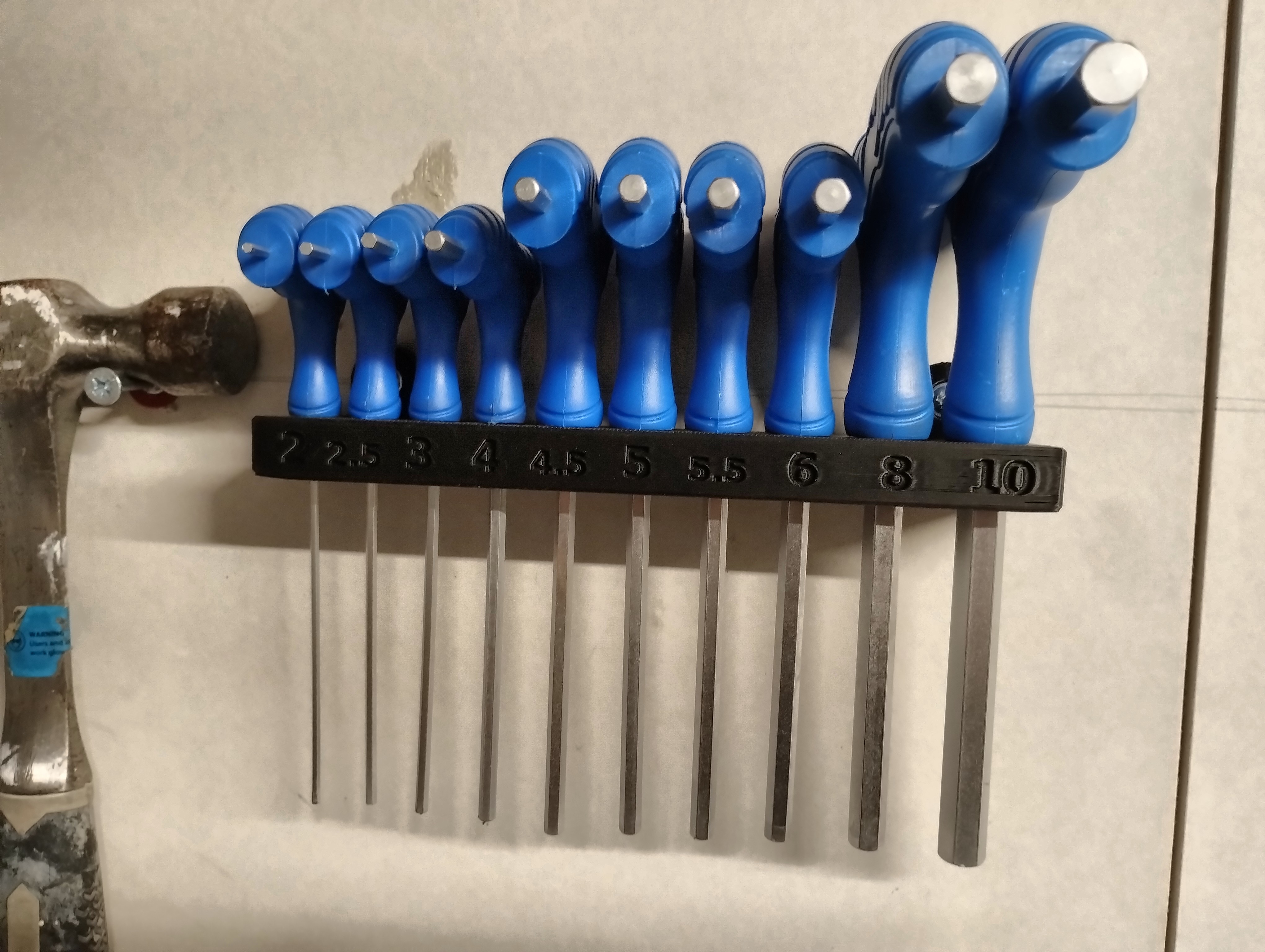 T-Handle Hex Key Holder by chrisf4lc0n | Download free STL model ...