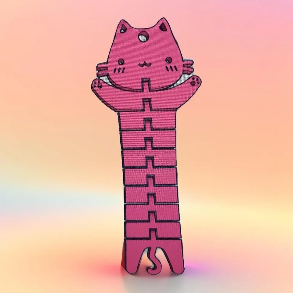 Flexi cat keychain by XMX.PL | Download free STL model | Printables.com