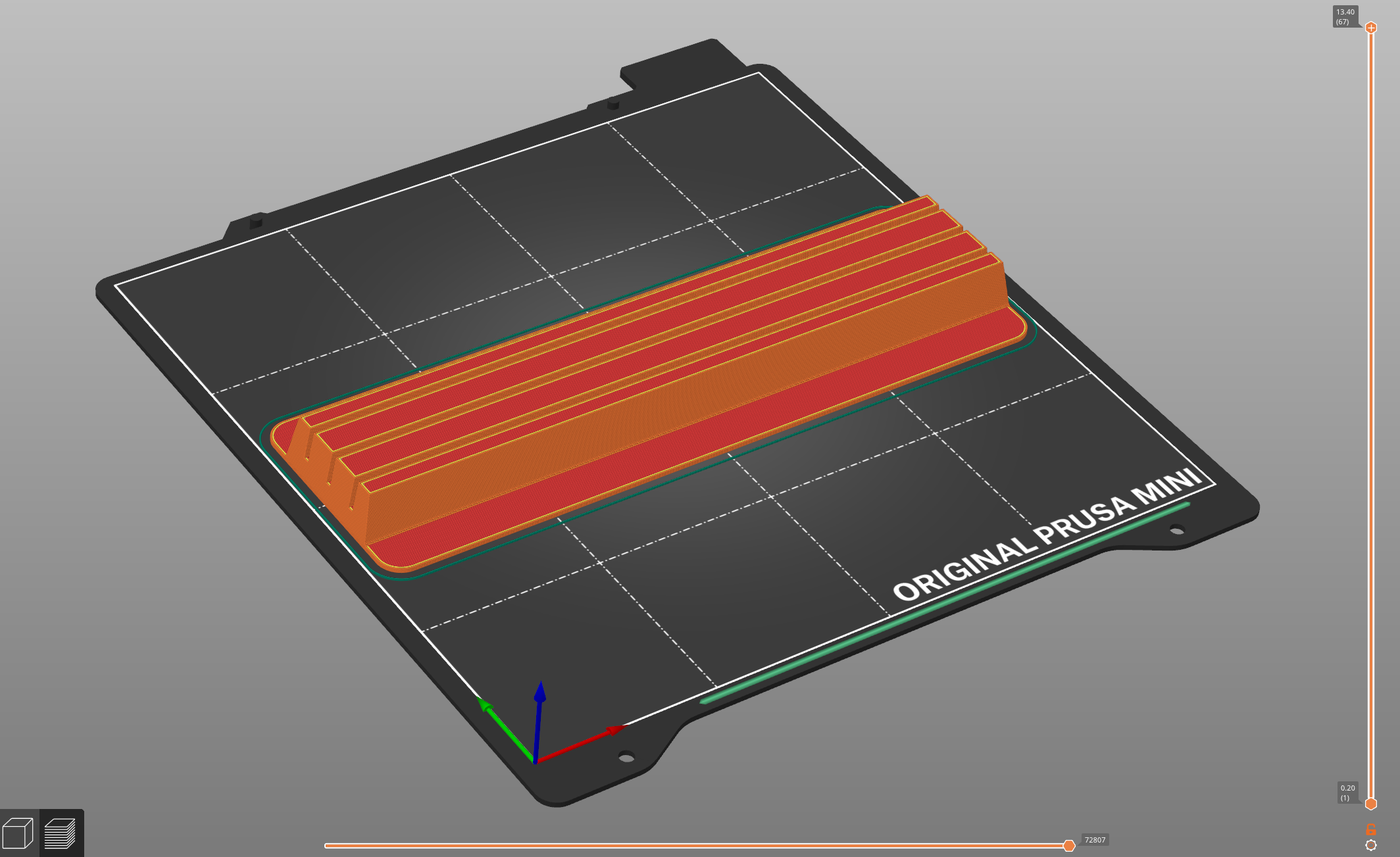 Prusa Mini - PEI Print Bed Stand by OMG.designlab | Download free STL ...