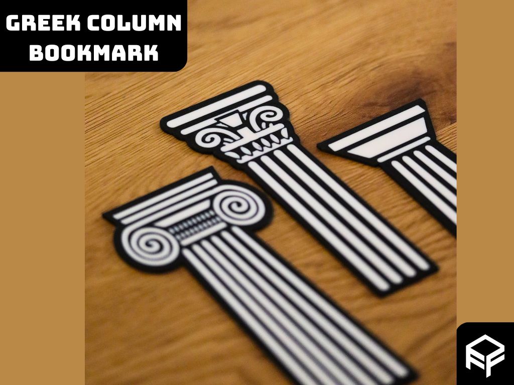 Greek column bookmark by FF3D Makes | Download free STL model ...