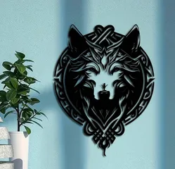 The Wolf Wall Decor by Jura Švébiš | Download free STL model ...