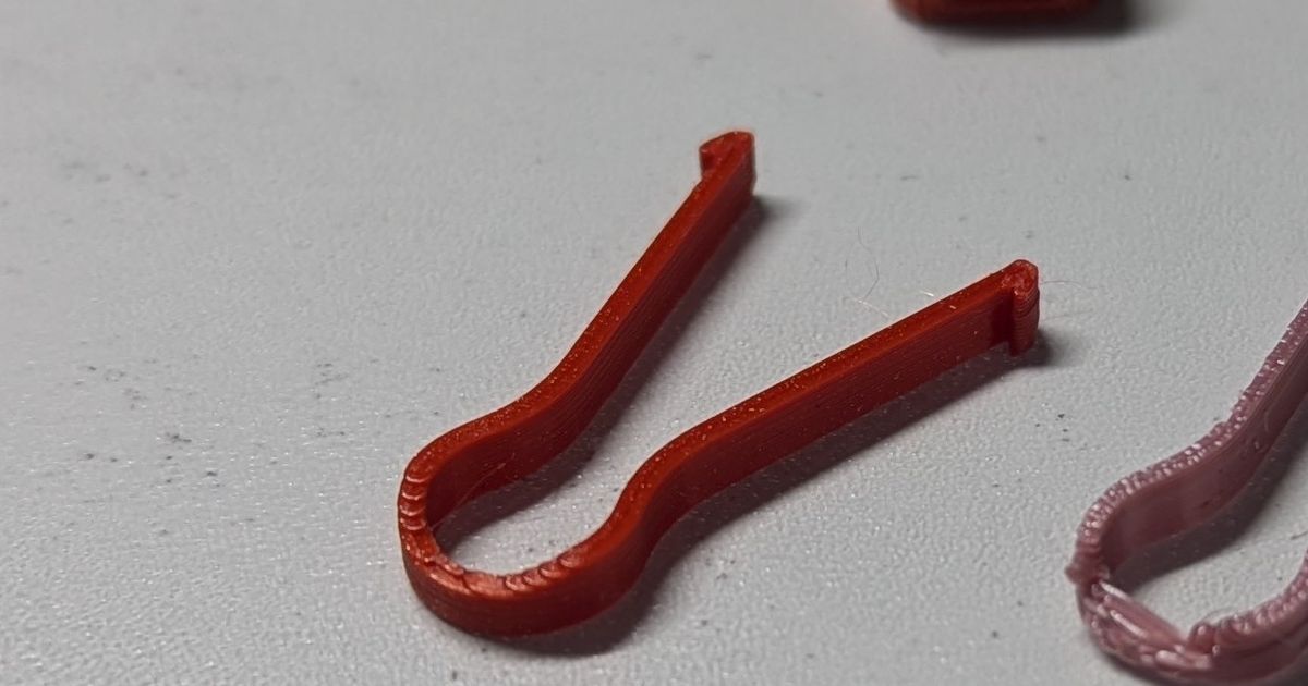 Zipper pull loop flat by takarocks | Download free STL model ...