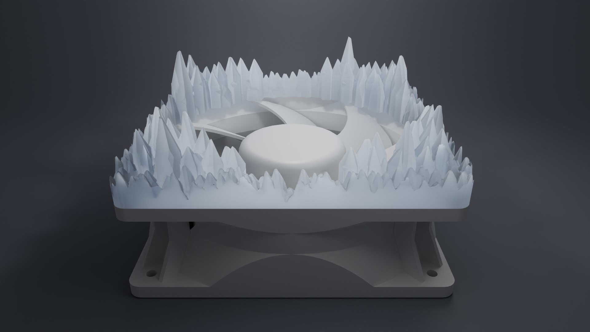 120mm fan ice crystals by 3DJunkPile | Download free STL model ...