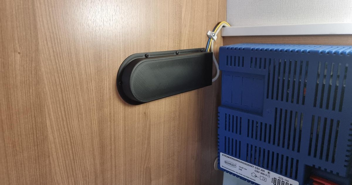 Caravan switch coverplate by Olivier | Download free STL model ...