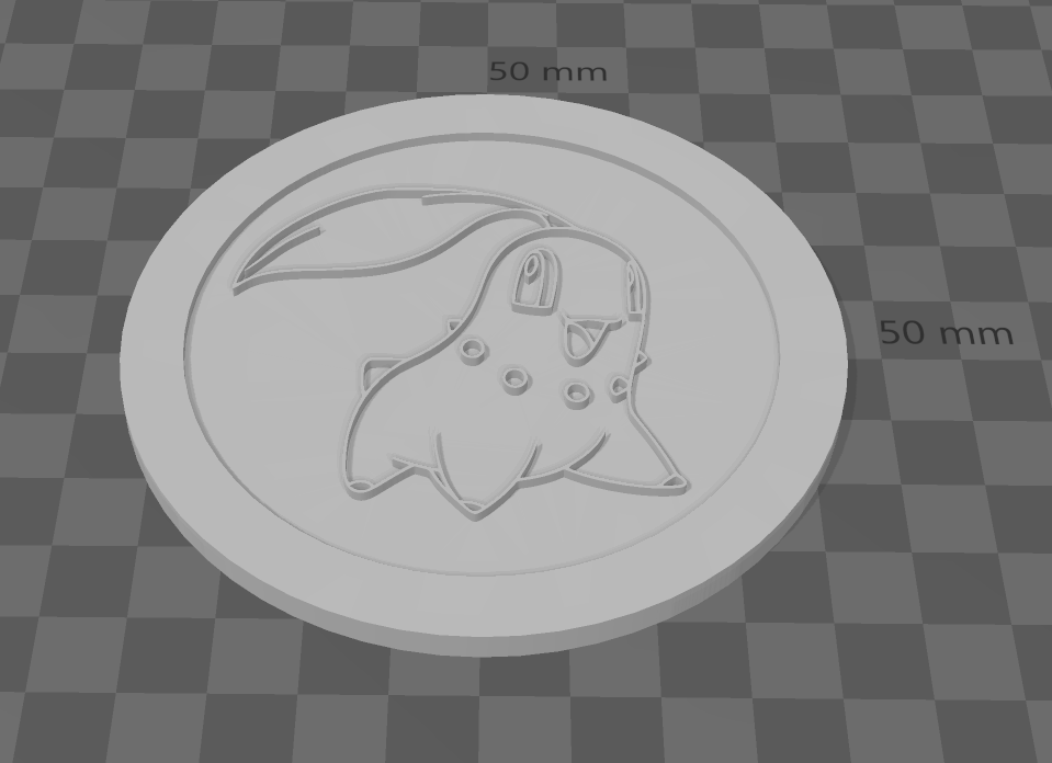 Pokemon Gen 2 Starter Coaster Set by Chloe's 3D Prints | Download free ...