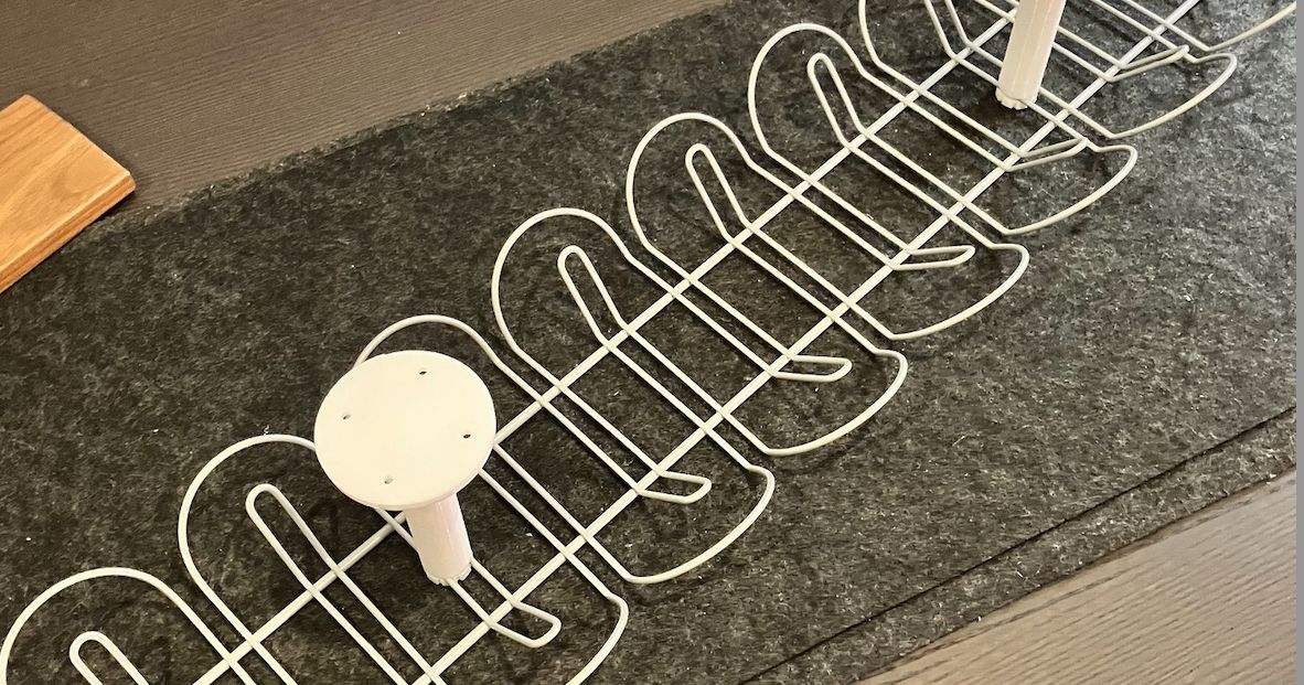 Legs for IKEA SIGNUM Cable management system by segrwolf | Download free STL model | Printables.com