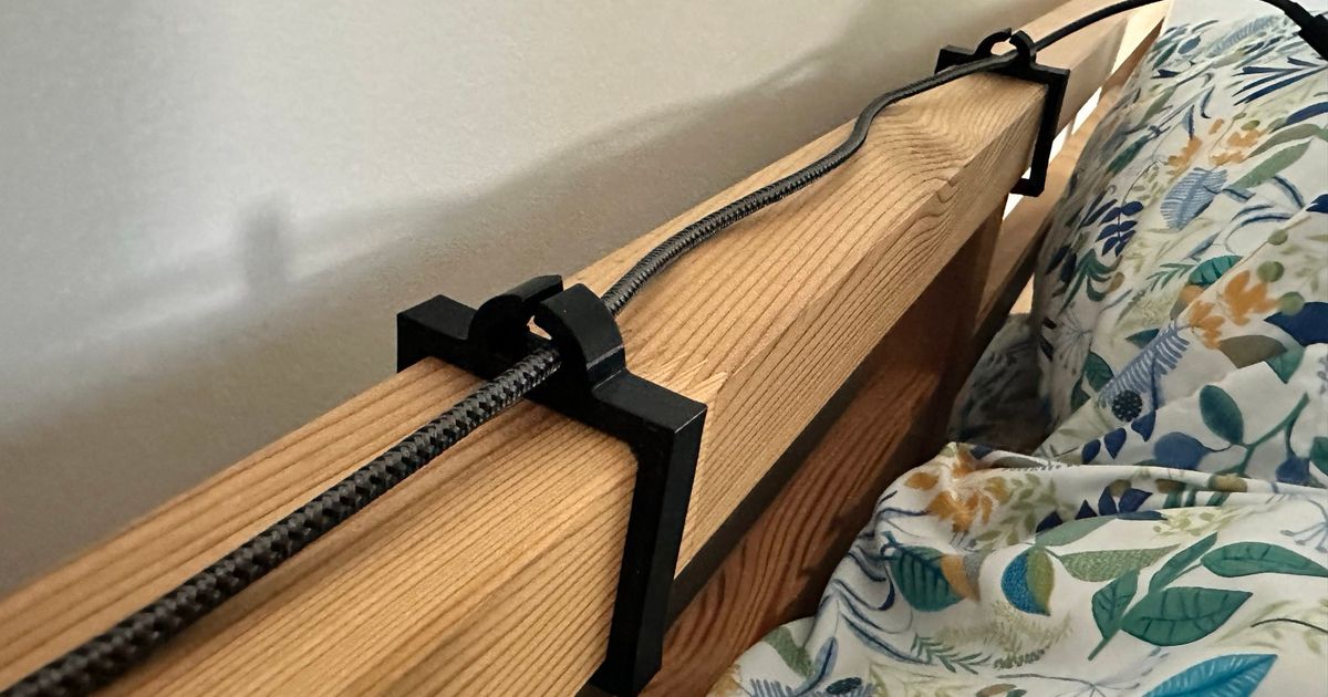 TPU Bedside Cable Guide by SamuraiLink3 | Download free STL model ...