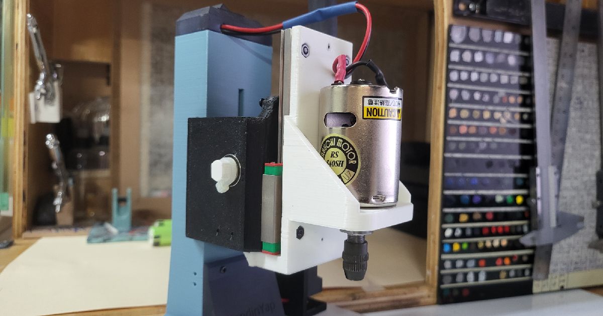 540 motor Super Stable Bench Drill For PCB. 3D DIY Bench-Drill For ...