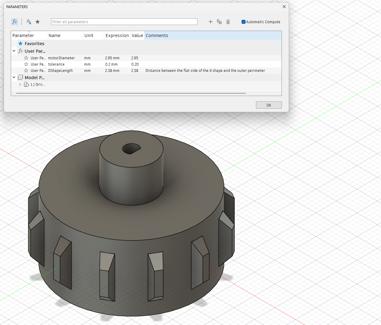 Parametric Drive Gear by Samuel1698 | Download free STL model ...