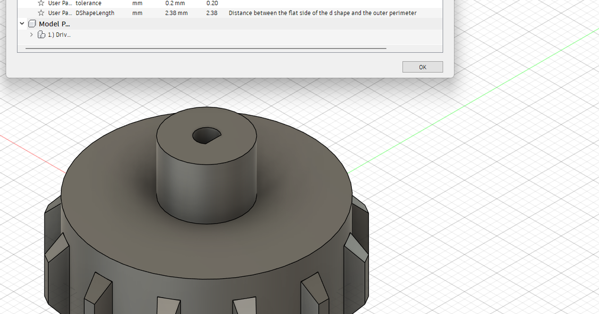 Parametric Drive Gear by Samuel1698 | Download free STL model ...