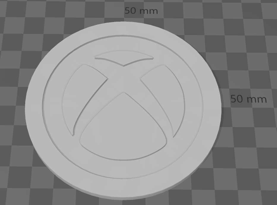 XBOX Logo Coaster by Chloe's 3D Prints | Download free STL model ...