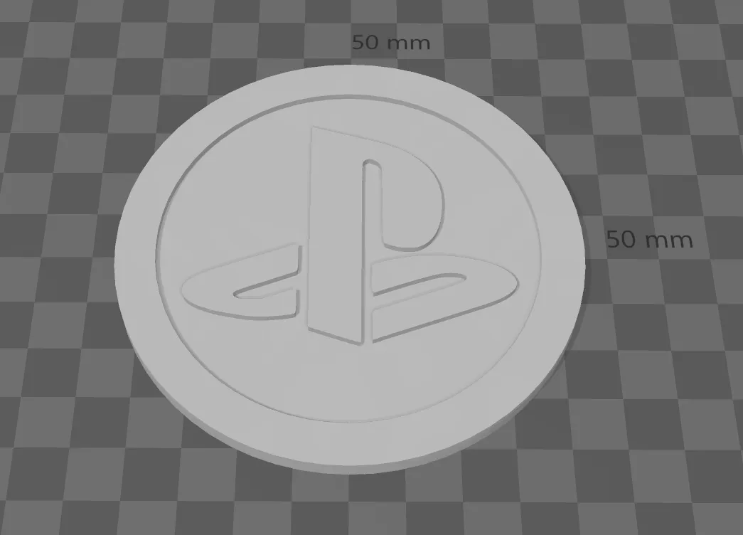 Playstation Coaster by Chloe's 3D Prints | Download free STL model ...