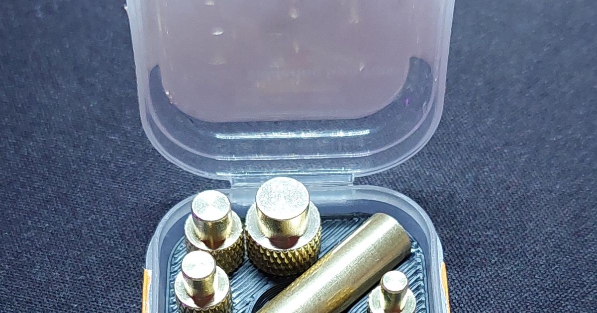 Heated insert tip box organizer - improved by goTVm | Download free STL ...