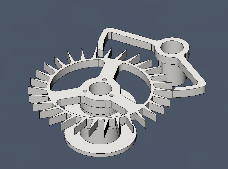 50mm Pendulum Clock Escapement por jattie | Descargar modelo STL ...