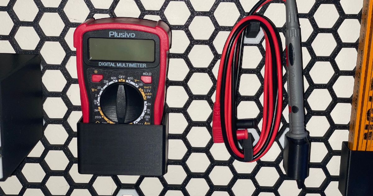 HSW multimeter holder by Leon Kabel | Download free STL model ...