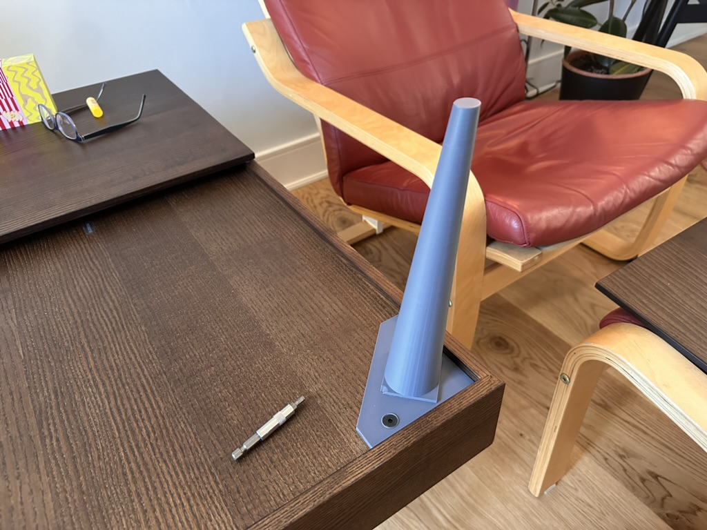 Burrow Carta coffee table leg by TWC | Download free STL model ...