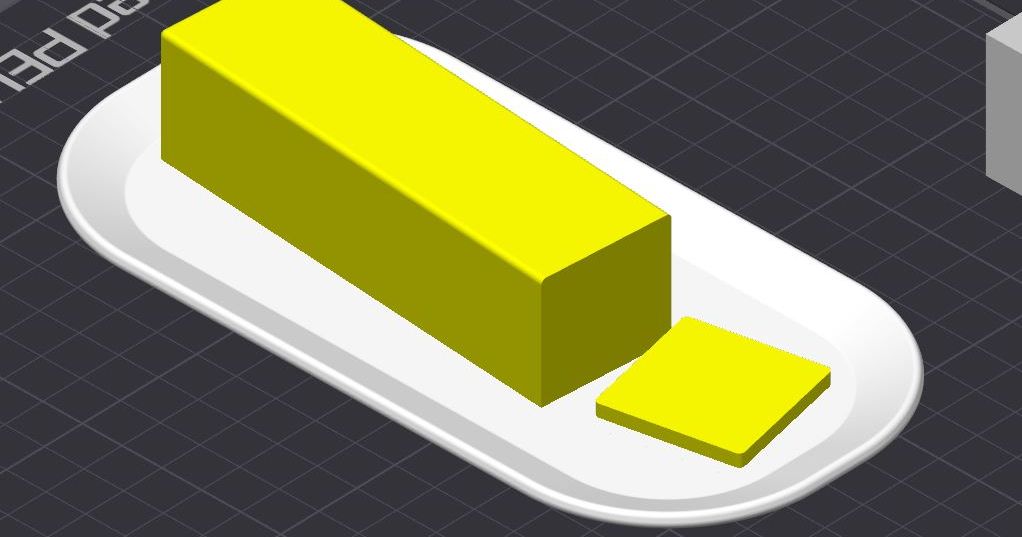 Butter On A Dish by JD Wells | Download free STL model | Printables.com