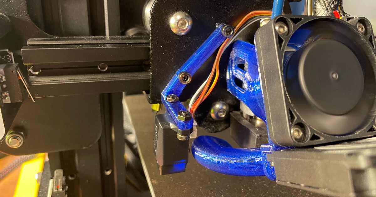 Biqu Micro Probe V2 Mount for Ender 3 by Lsag | Download free STL model ...