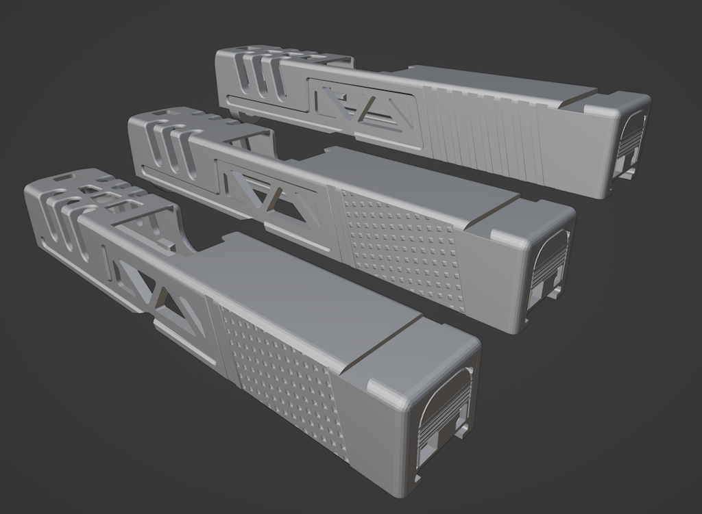 Subcompact prop pistol slide upgrade pack by iczfirz | Download free ...
