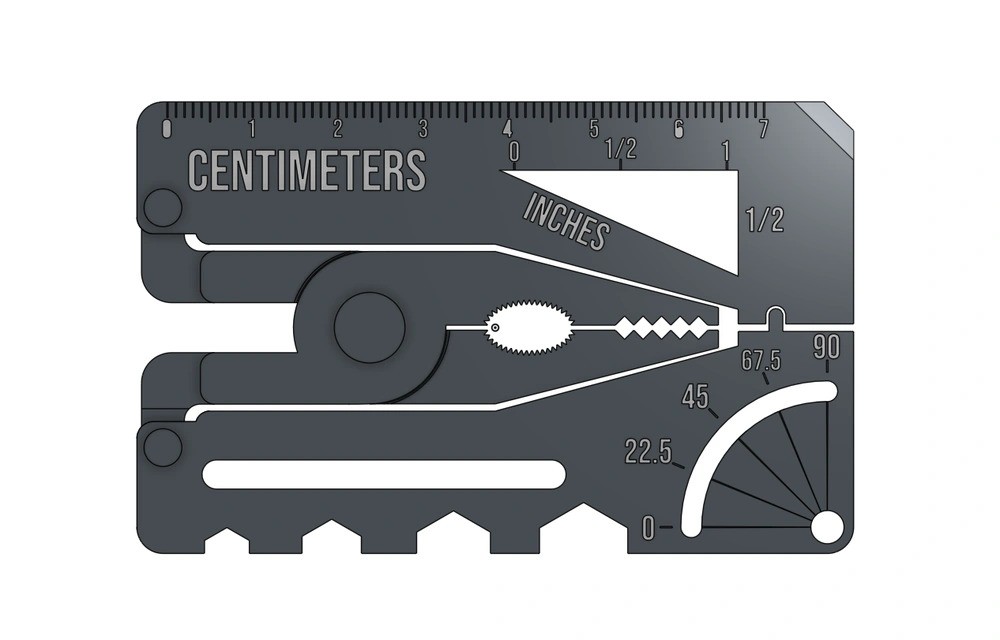 Print In Place Credit Card Pliers And Measurement Tools by Hayden P ...