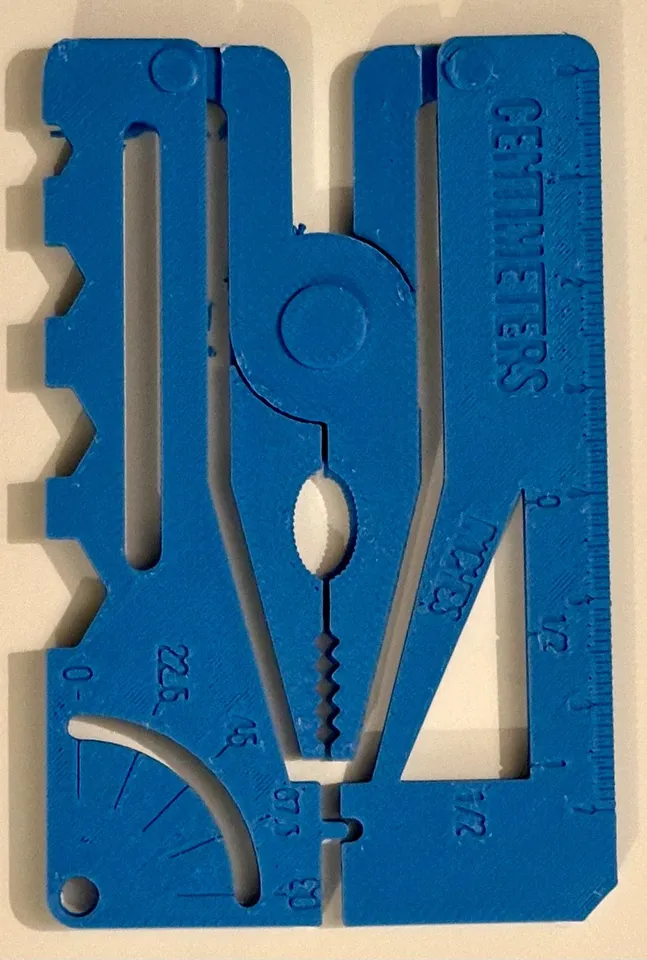 Print In Place Credit Card Pliers And Measurement Tools by Hayden P ...