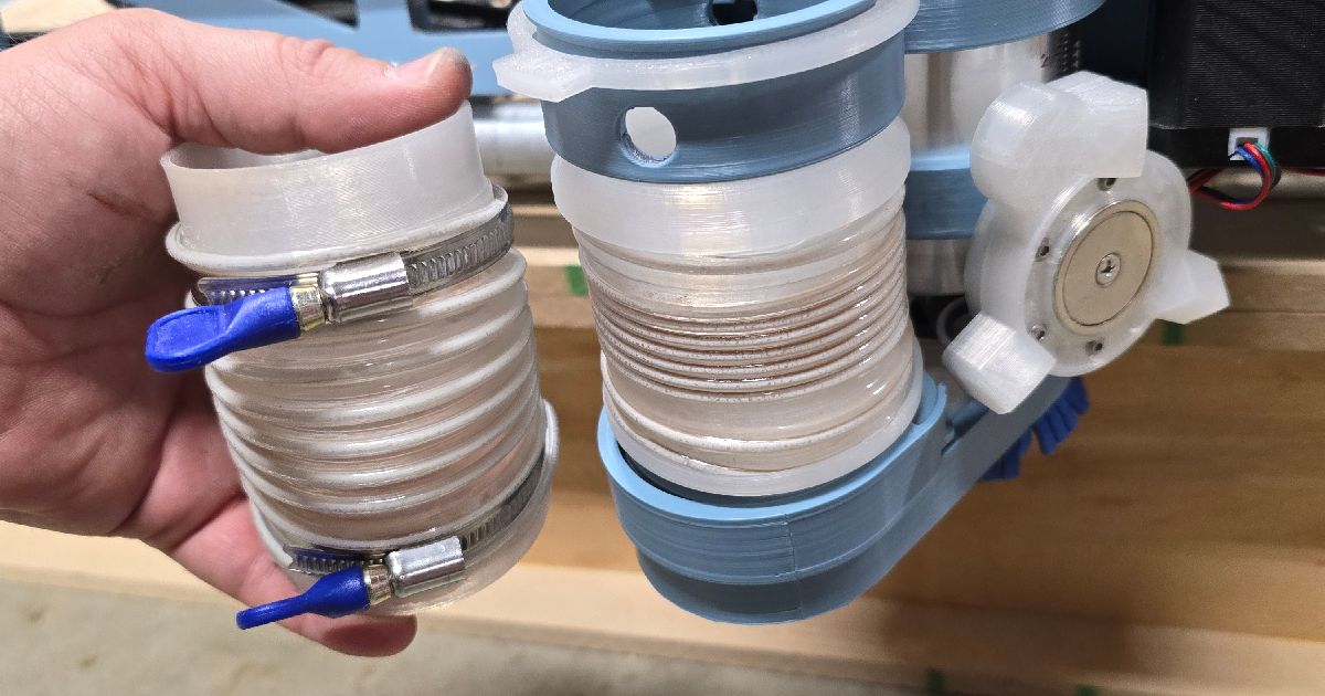 Clampless Universal Hose Mounts by Ovalworks | Download free STL model ...