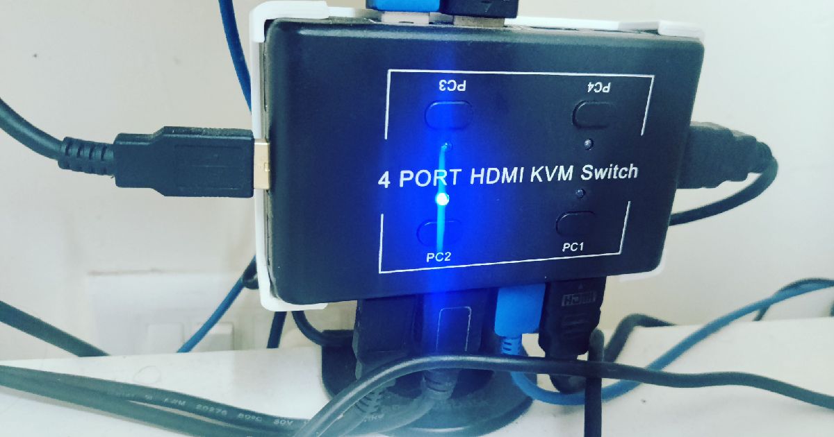 Kvm Switch Bracket By Techhub Download Free Stl Model